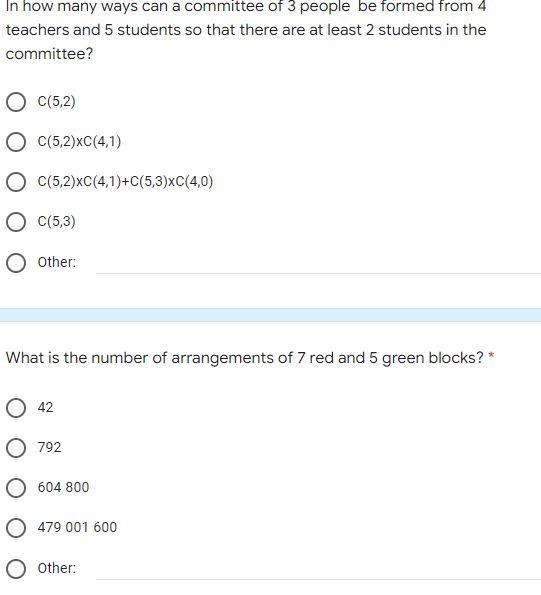Solved In how many ways can a committee of 3 people be | Chegg.com