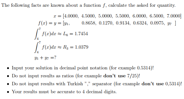 Solved The following facts are known about a function f, | Chegg.com