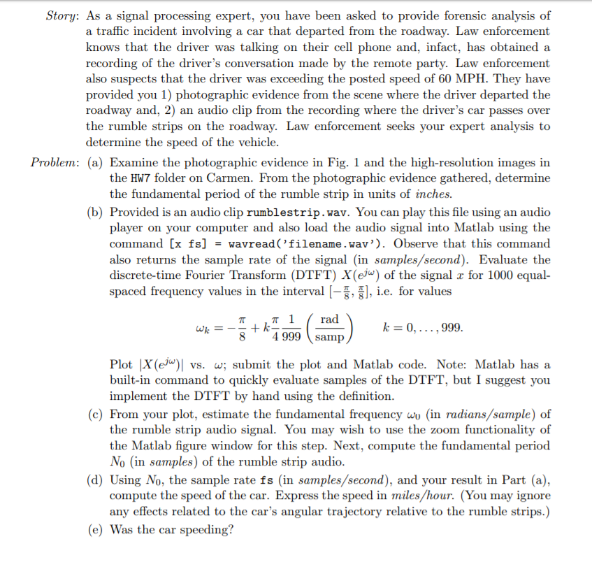 Story: As a signal processing expert, you have been | Chegg.com
