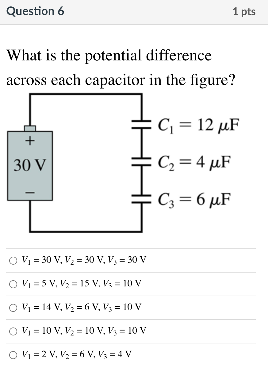 Solved What is the potential difference across each | Chegg.com