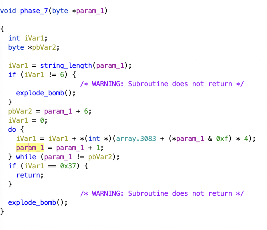 Solved I need help with phase 7 of binary bomb lab. The | Chegg.com