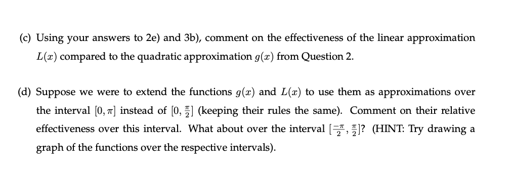 Solved 3. Let us now consider one method of finding a linear | Chegg.com