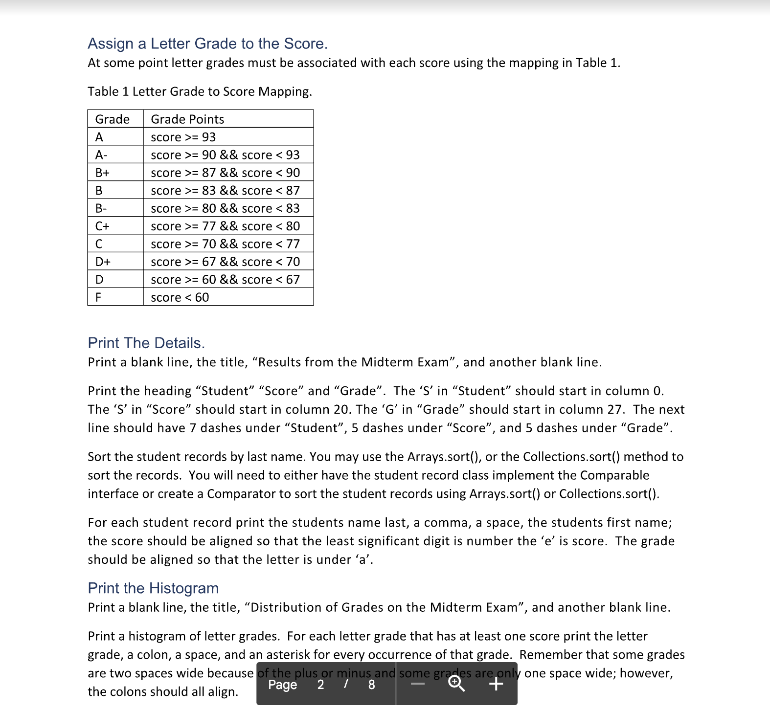 Solved Overview In this assignment you will use structured | Chegg.com