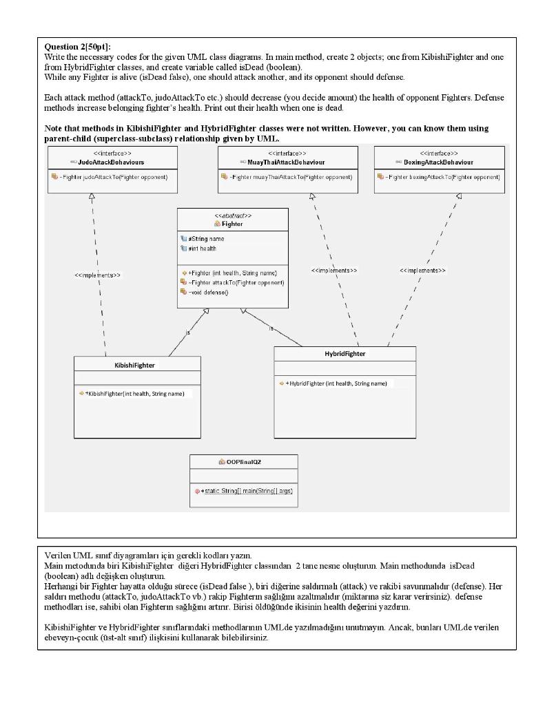 Solved Question 250pt]: Write the necessary codes for the | Chegg.com