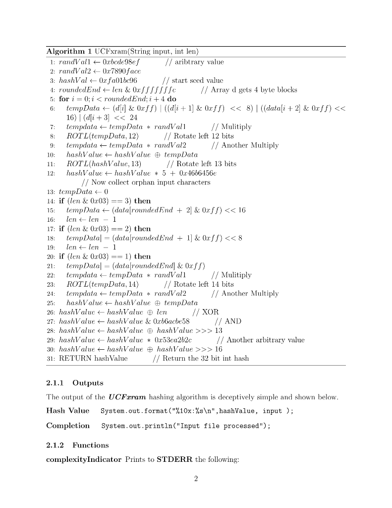 1 Objective Build a hashing algorithm that is | Chegg.com