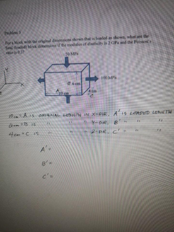 Solved What is the loaded length of side A, B, and C in cm? | Chegg.com