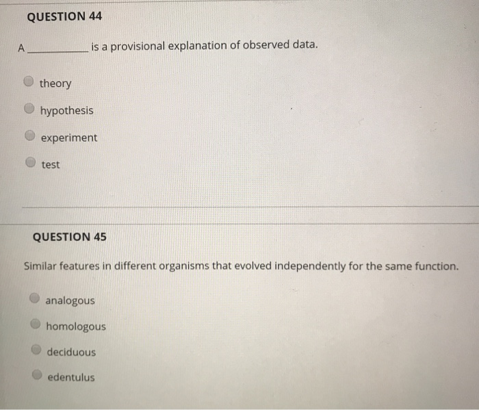Solved QUESTION 38 The science of classifying, naming, and | Chegg.com