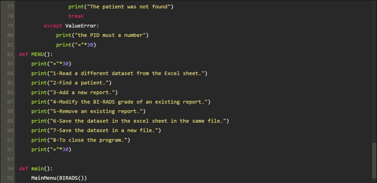 Solved Bi-RADS (Breast Imaging-Reporting and Data System) is | Chegg.com
