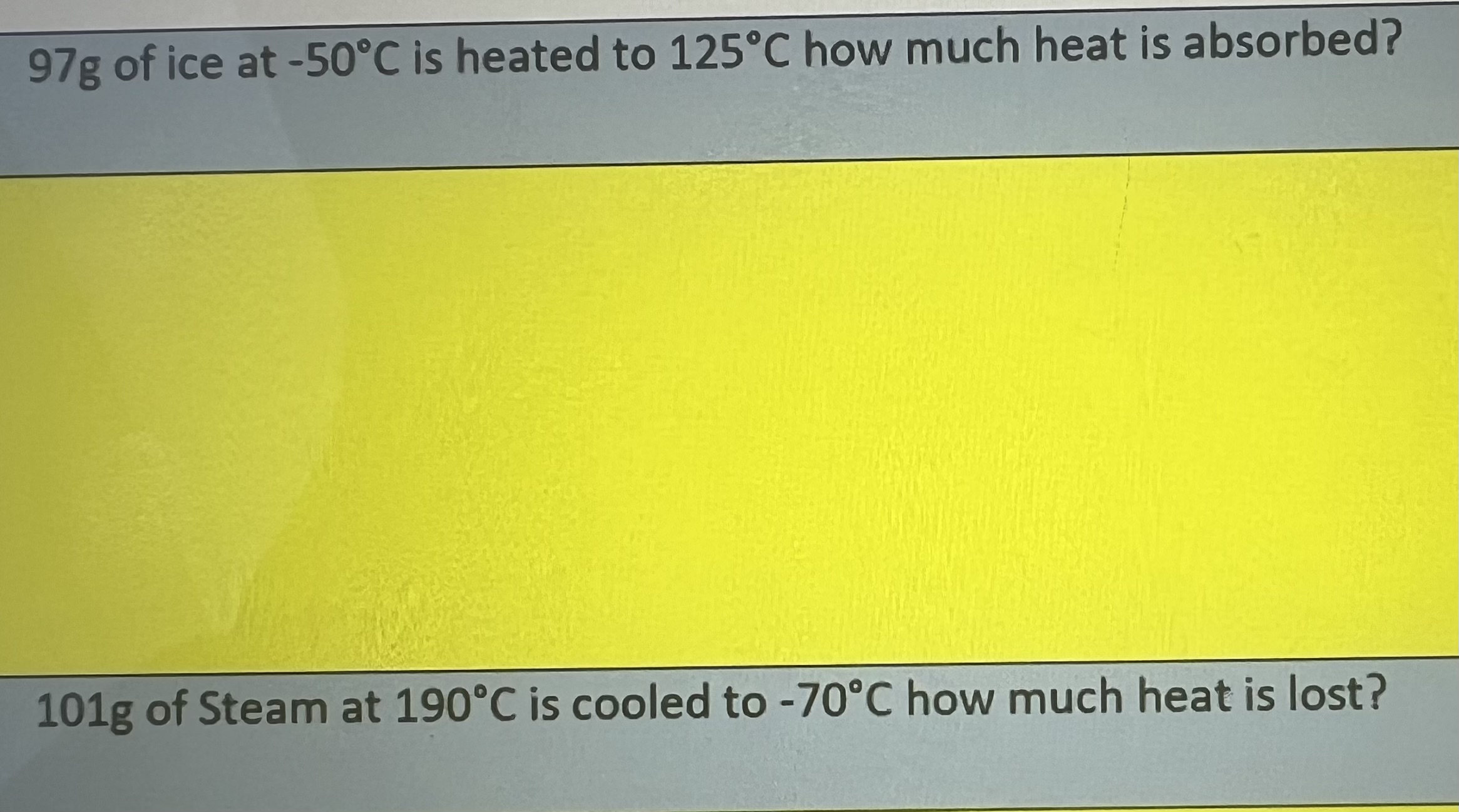 Solved 97 g of ice at −50∘C is heated to 125∘C how much heat | Chegg.com