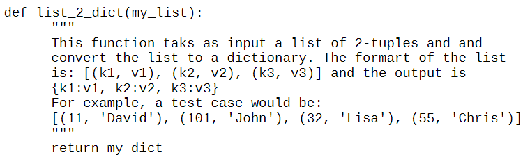 Solved Implement a couple of python functions specified in | Chegg.com