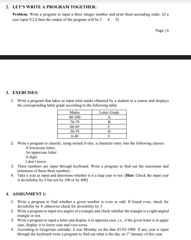 Solved 2. LET'S WRITE A PROGRAM TOGETHER: Problem: Write a | Chegg.com