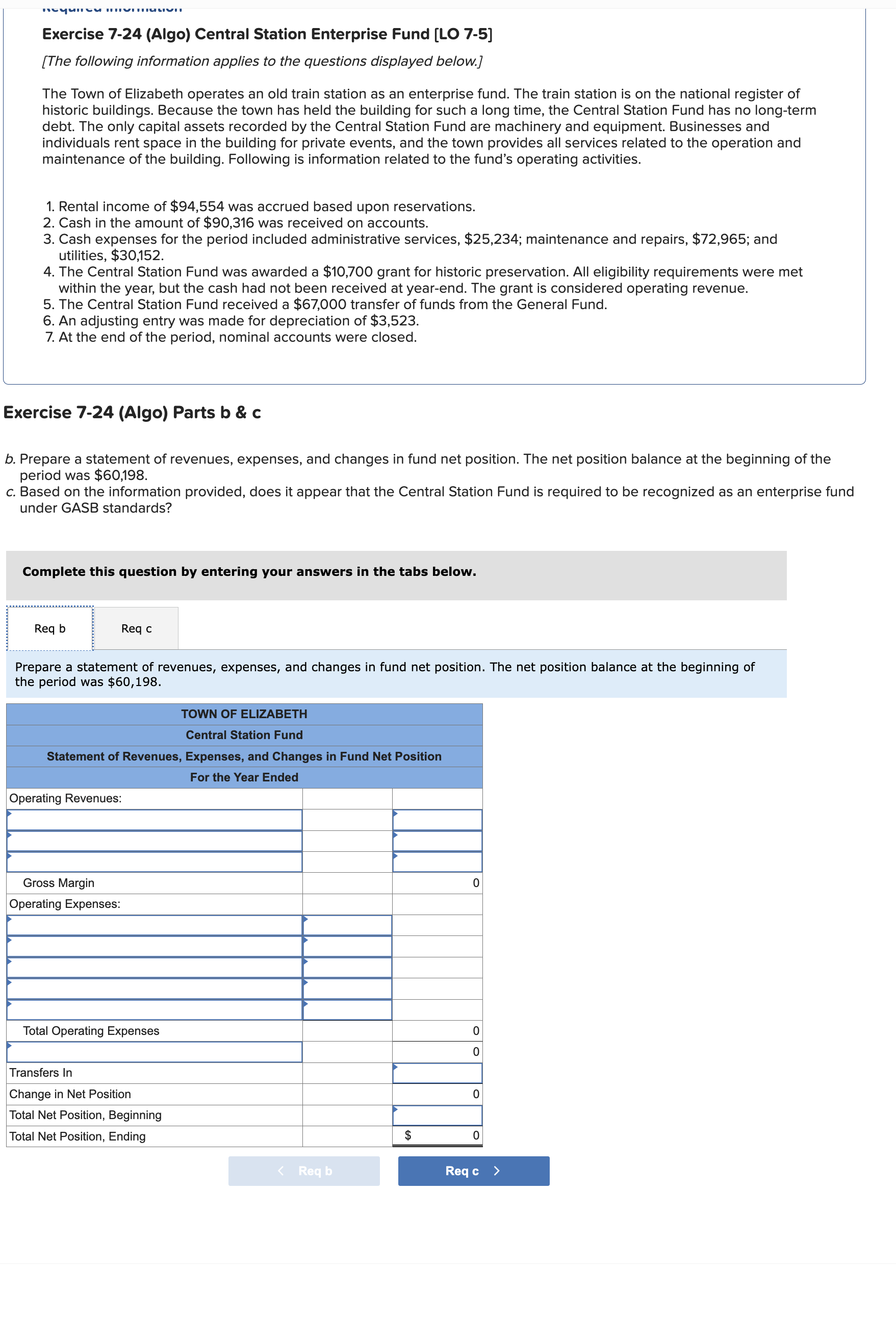 Solved Required information Exercise 7-24 (Algo) Central | Chegg.com