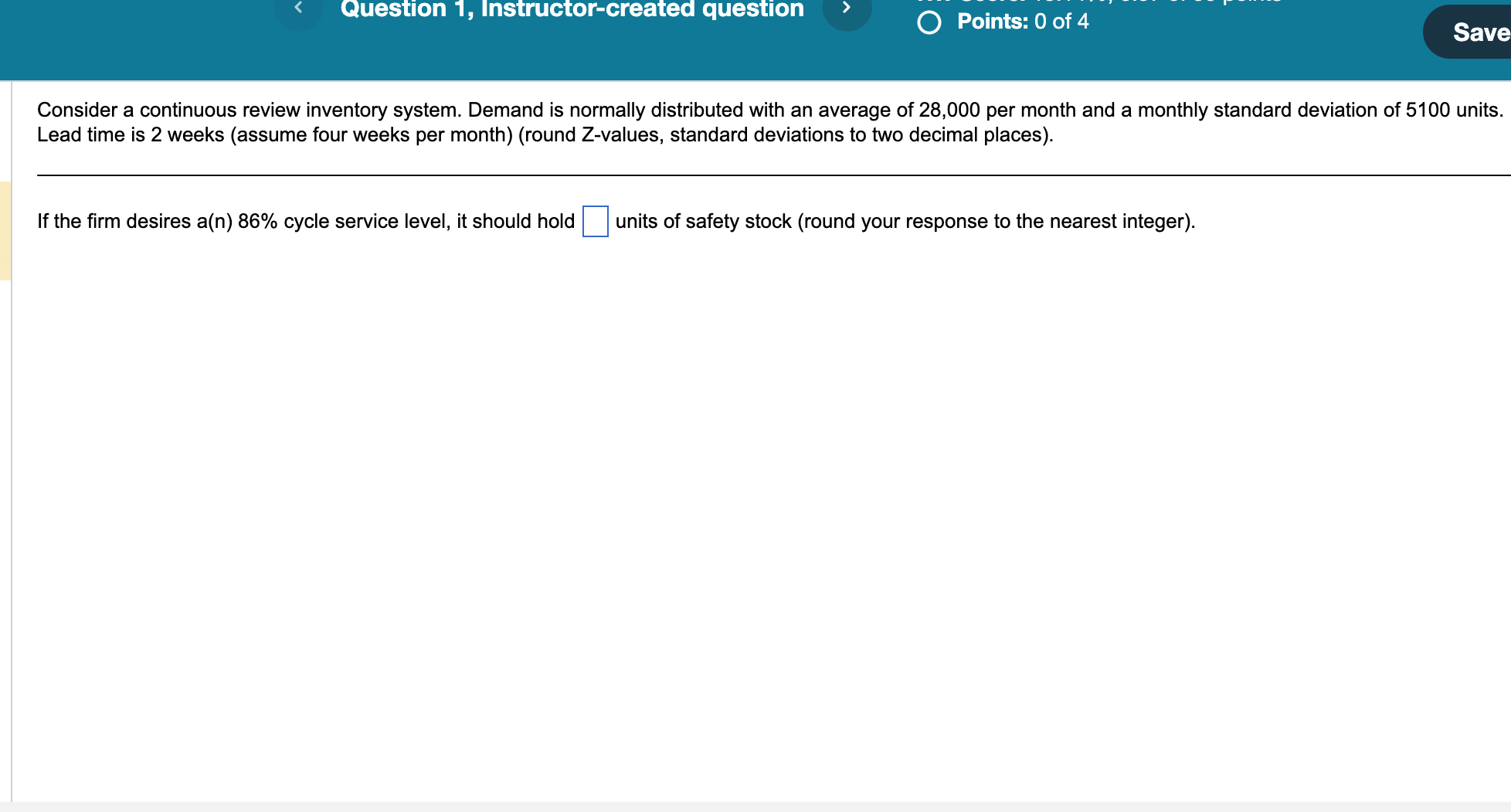 Solved Consider a continuous review inventory system. Demand | Chegg.com
