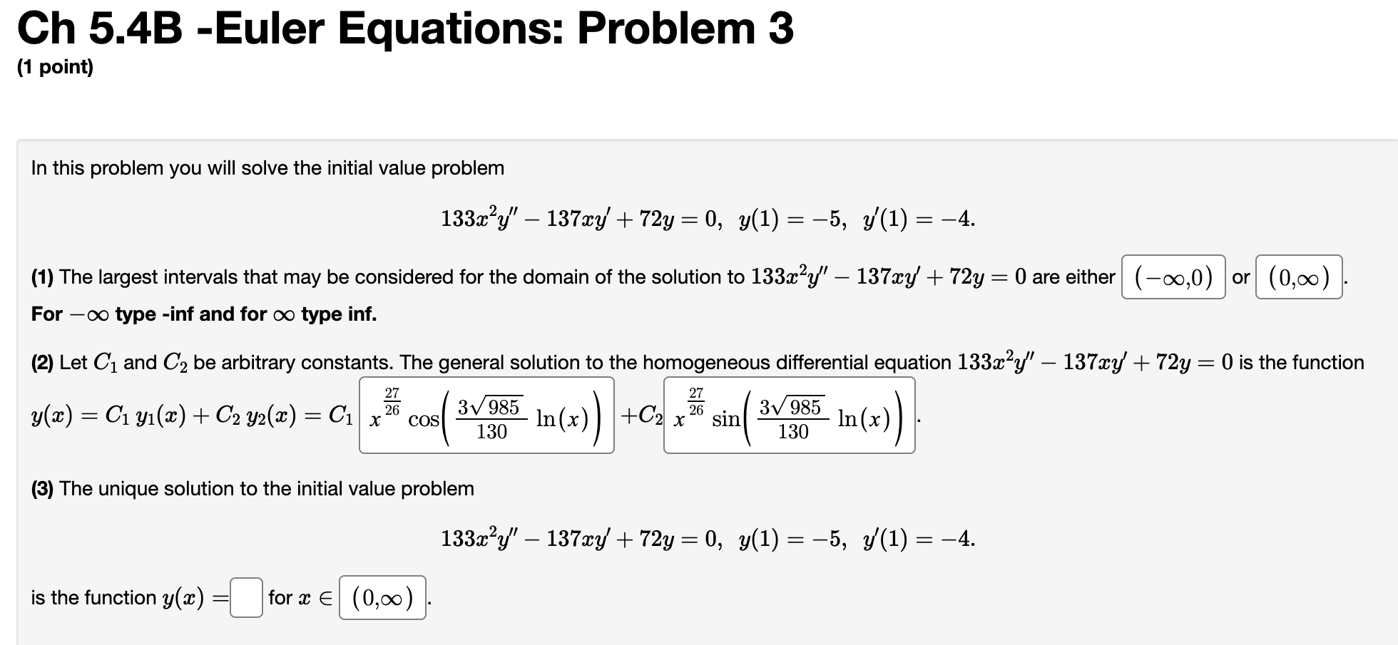 Solved Ch 5.4B -Euler Equations: Problem 3 In this problem | Chegg.com