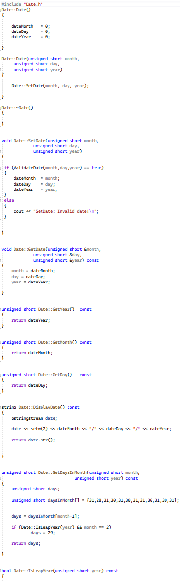 In C++ Please. Note: CODE TO BE FINSHED: main.cpp / | Chegg.com