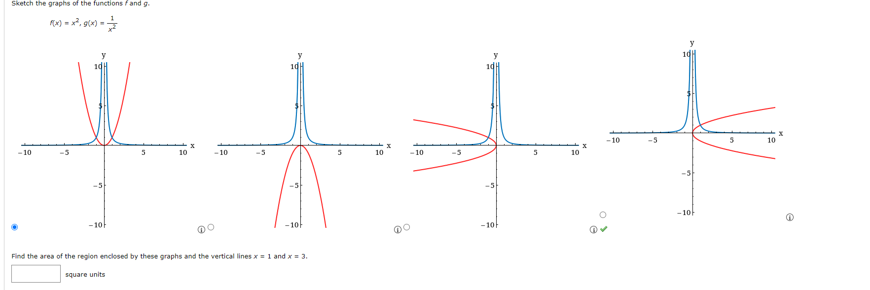 Solved Sketch the graphs of the functions f and g. | Chegg.com