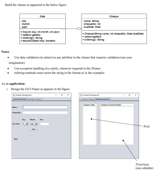 Solved Build the classes as appeared in the below figure: | Chegg.com