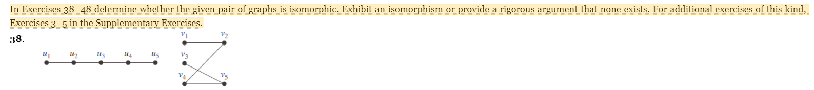 Solved In Exercises 38-48 determine whether the given pair | Chegg.com