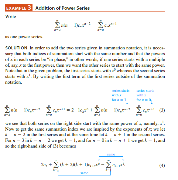 Solved Proceed as in Example 3 to rewrite the given | Chegg.com