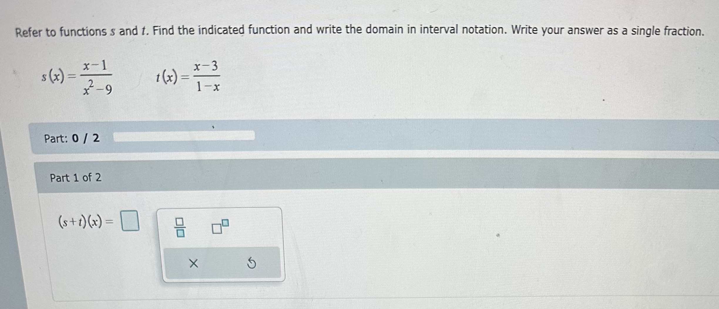 Solved Refer to functions s and t. Find the indicated | Chegg.com