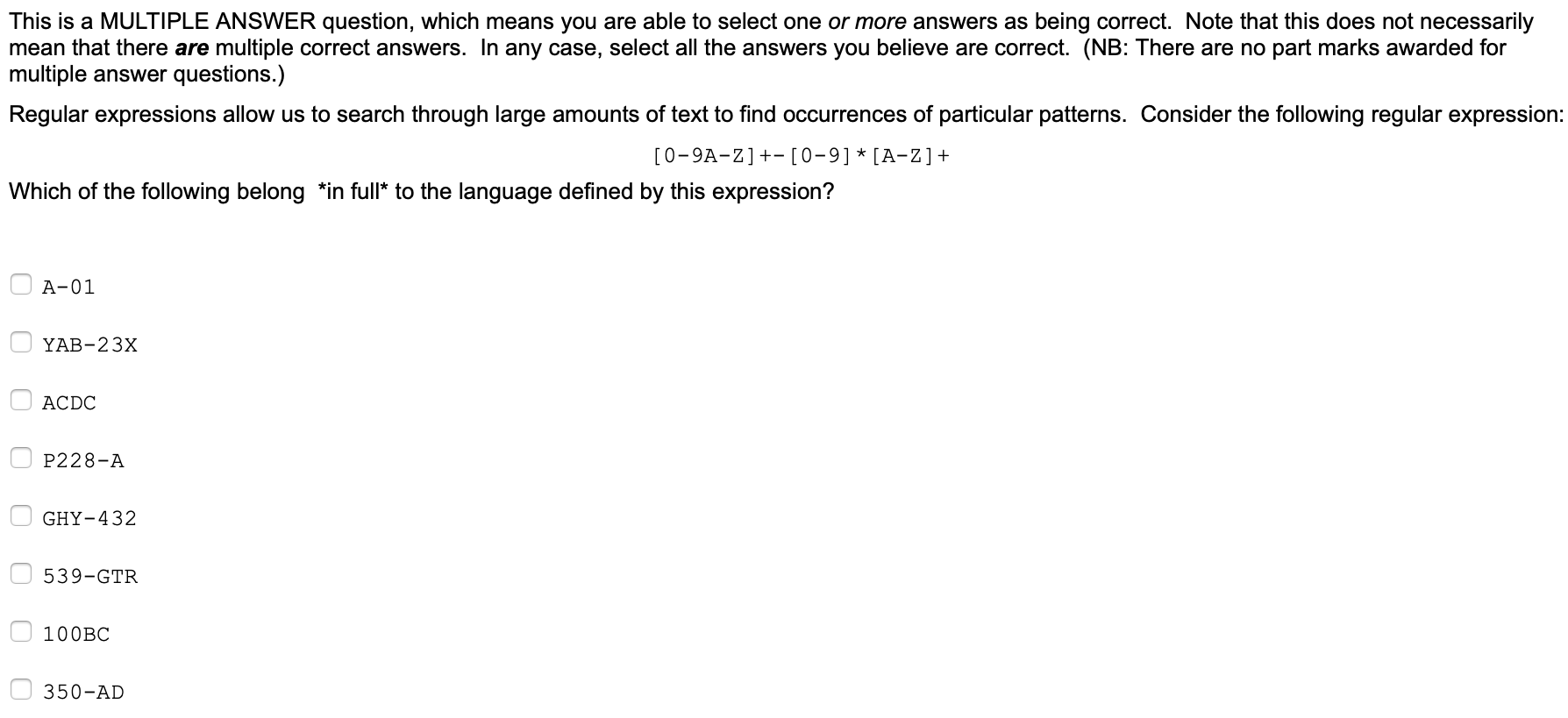 Solved This is a MULTIPLE ANSWER question, which means you | Chegg.com