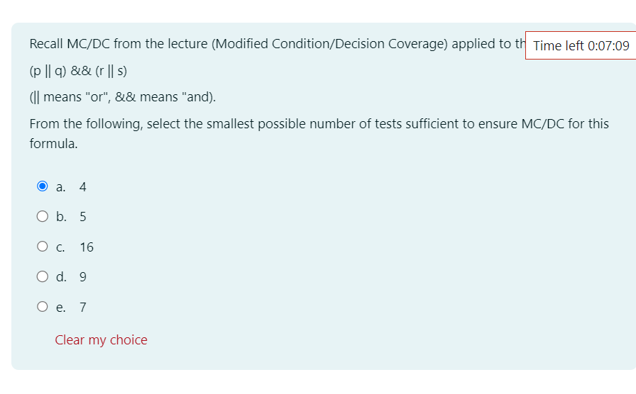 Solved Recall MC/DC from the lecture (Modified | Chegg.com
