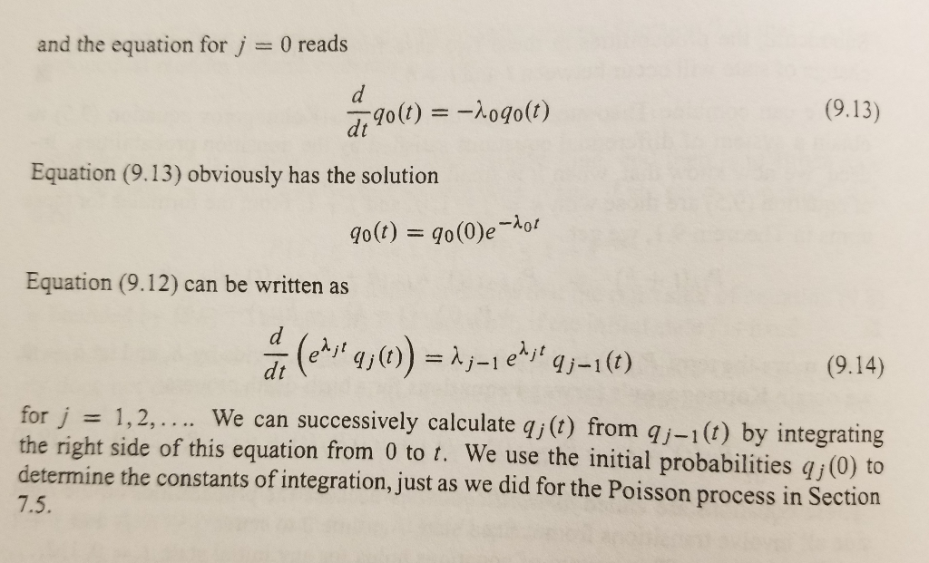 Consider a pure birth process with linear birth | Chegg.com