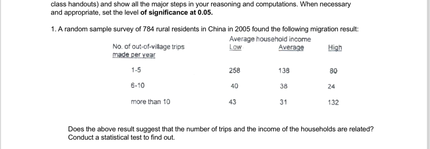 Solved class handouts) and show all the major steps in your | Chegg.com