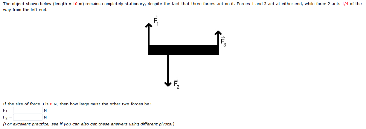 Solved The object shown below (length = 10 m) remains | Chegg.com