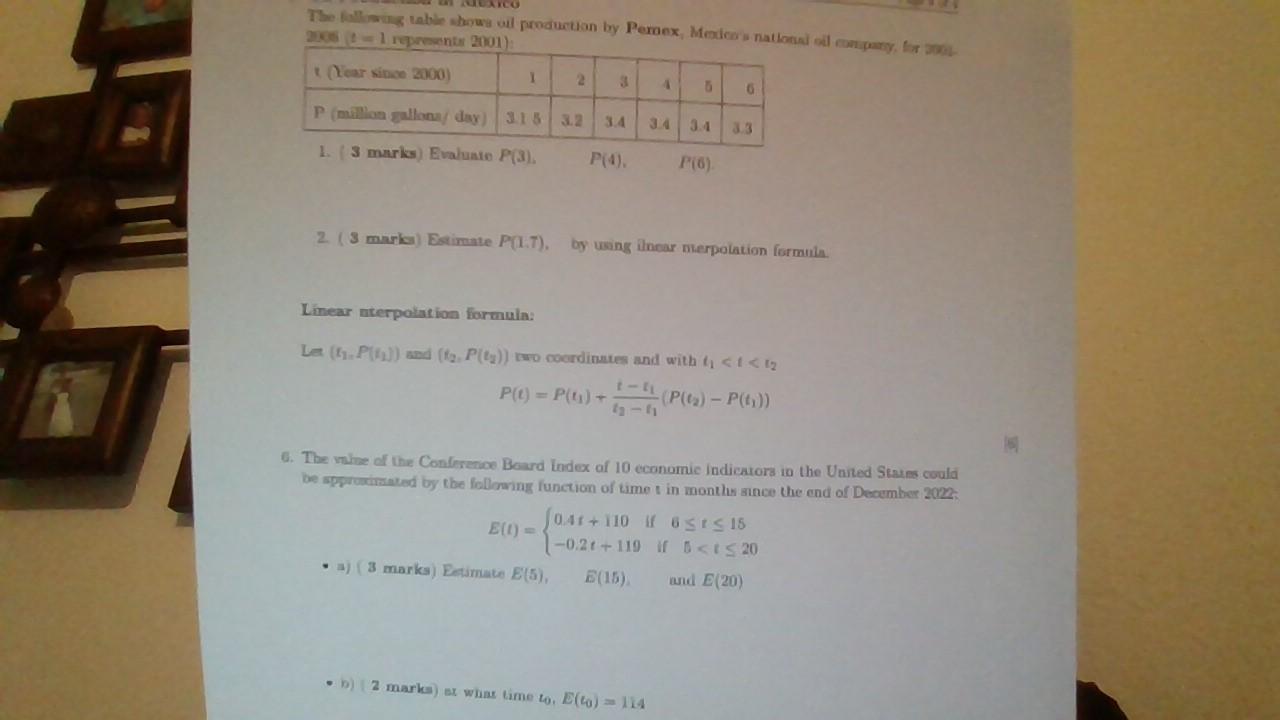 Solved reprosente anoul. 1. 3 muriss) Evaluate P(3), | Chegg.com