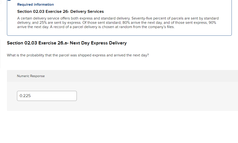Solved Required information Section 02.03 Exercise 26- | Chegg.com