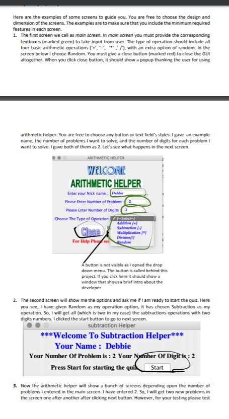 Solved Problem Try Learn Implement Graphical User Interfaces Gui Applications Java Using