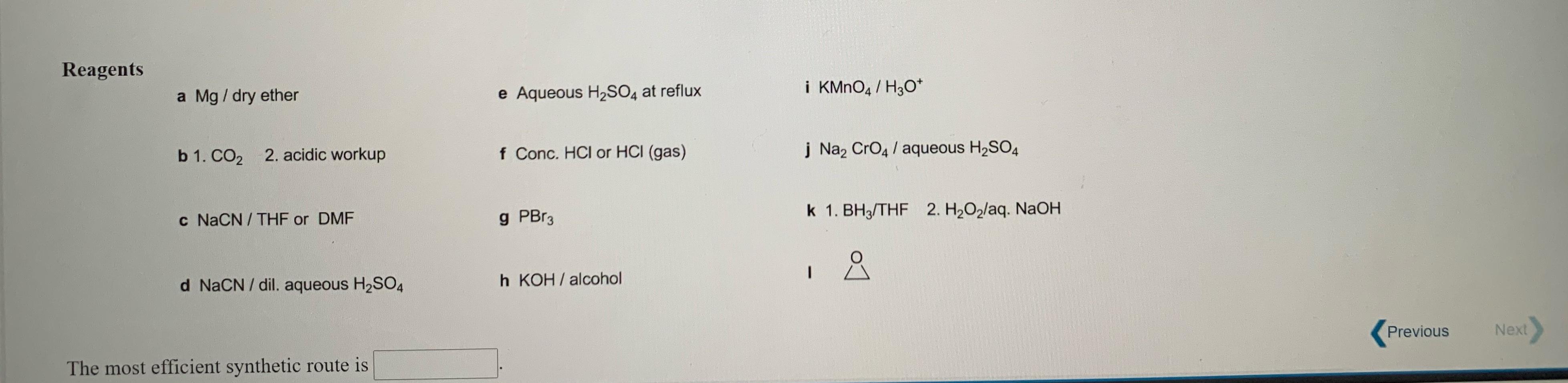 Solved Devise the most efficient synthesis for the | Chegg.com