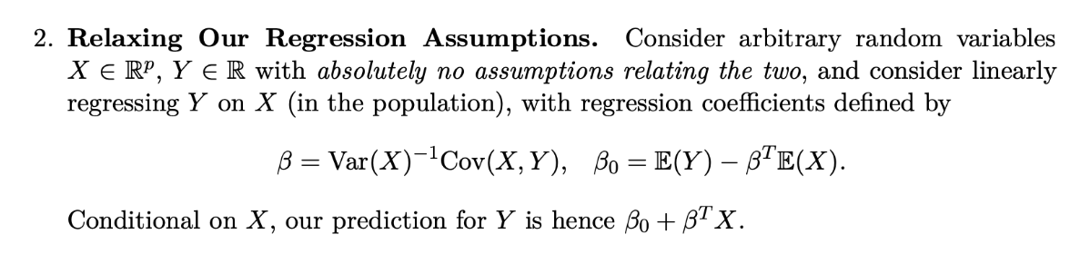 Solved Relaxing Our Regression Assumptions. Consider | Chegg.com