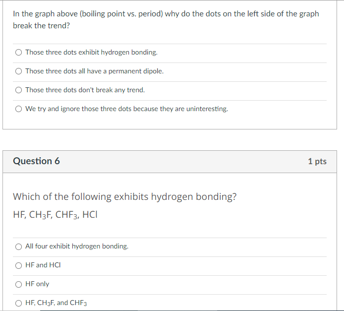 Solved Which of the following molecules only exhibits Van | Chegg.com