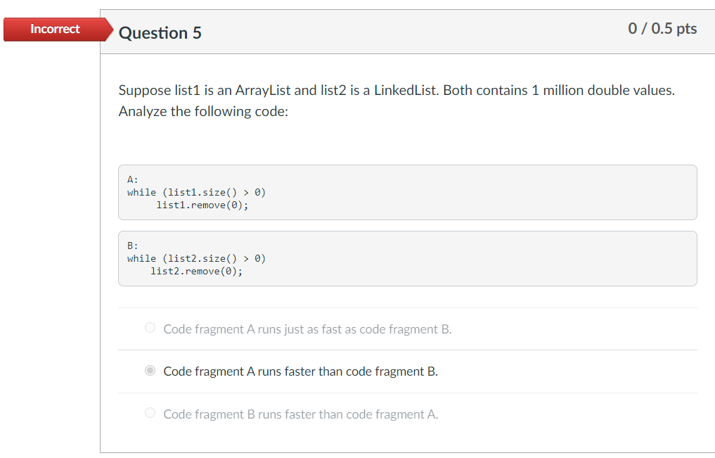 Solved Partial Question 3 0.33 / 0.5 pts In the | Chegg.com