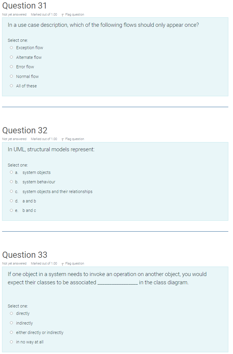 Solved In a use case description, which of the following | Chegg.com