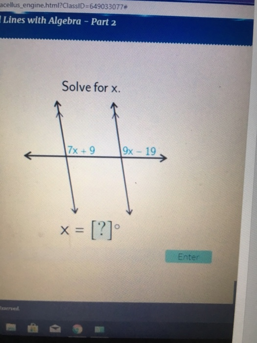 Solved acellus_engine.html?ClassID 649033077 Lines with | Chegg.com