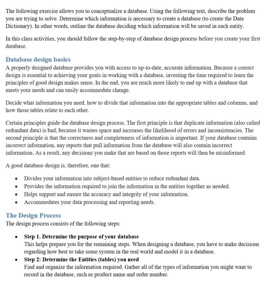 Solved The following exercise allows you to conceptualize a | Chegg.com ...