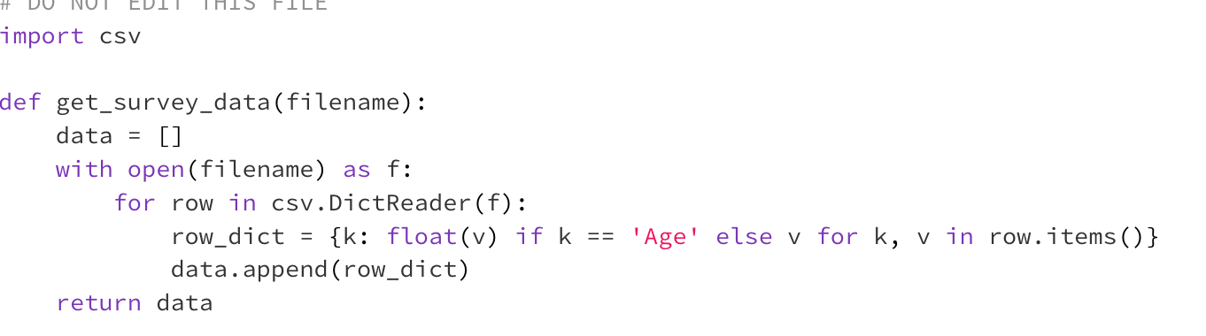 Solved PYTHON PLEASE In this coding challenge, you will be | Chegg.com