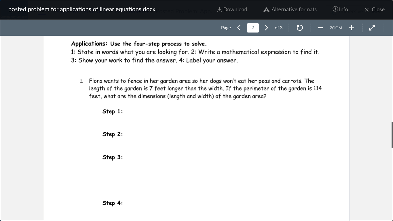 Solved posted problem for applications of linear | Chegg.com