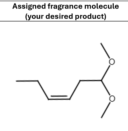 Solved using cis-3-hexenal and alcohol solvents (ethanol, | Chegg.com