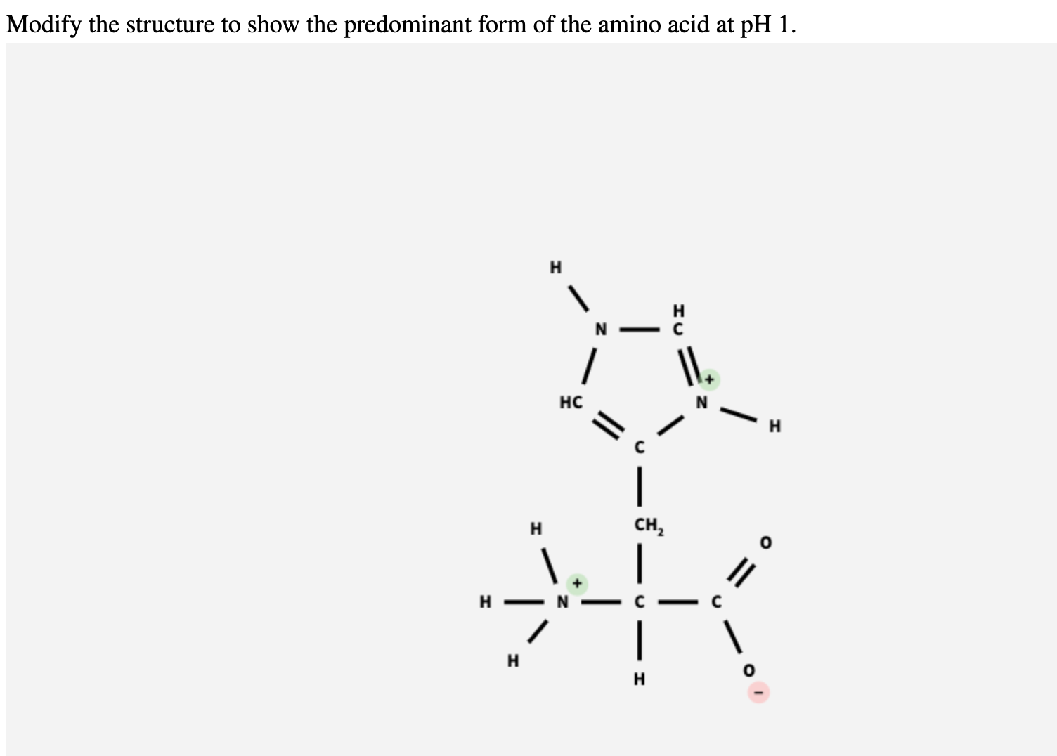 Solved Modify the structure to show the predominant form of | Chegg.com