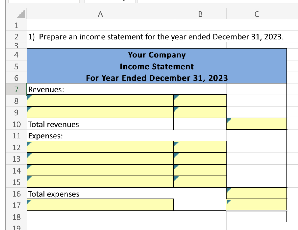 Solved 2 2) Prepare a statement of retained earnings for the | Chegg.com