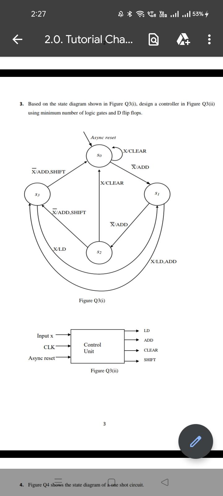 Solved 2:27 - 53% ال ال a ken E 2.0. Tutorial Cha... Q : 3. | Chegg.com