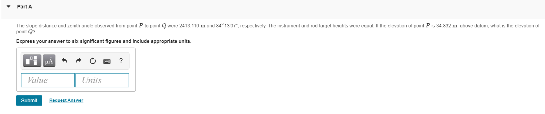 Solved A differential leveling loop began and closed on BM | Chegg.com