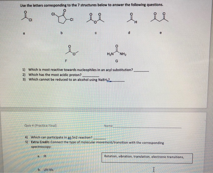 Solved The following questions correspond to methyl vinyl | Chegg.com