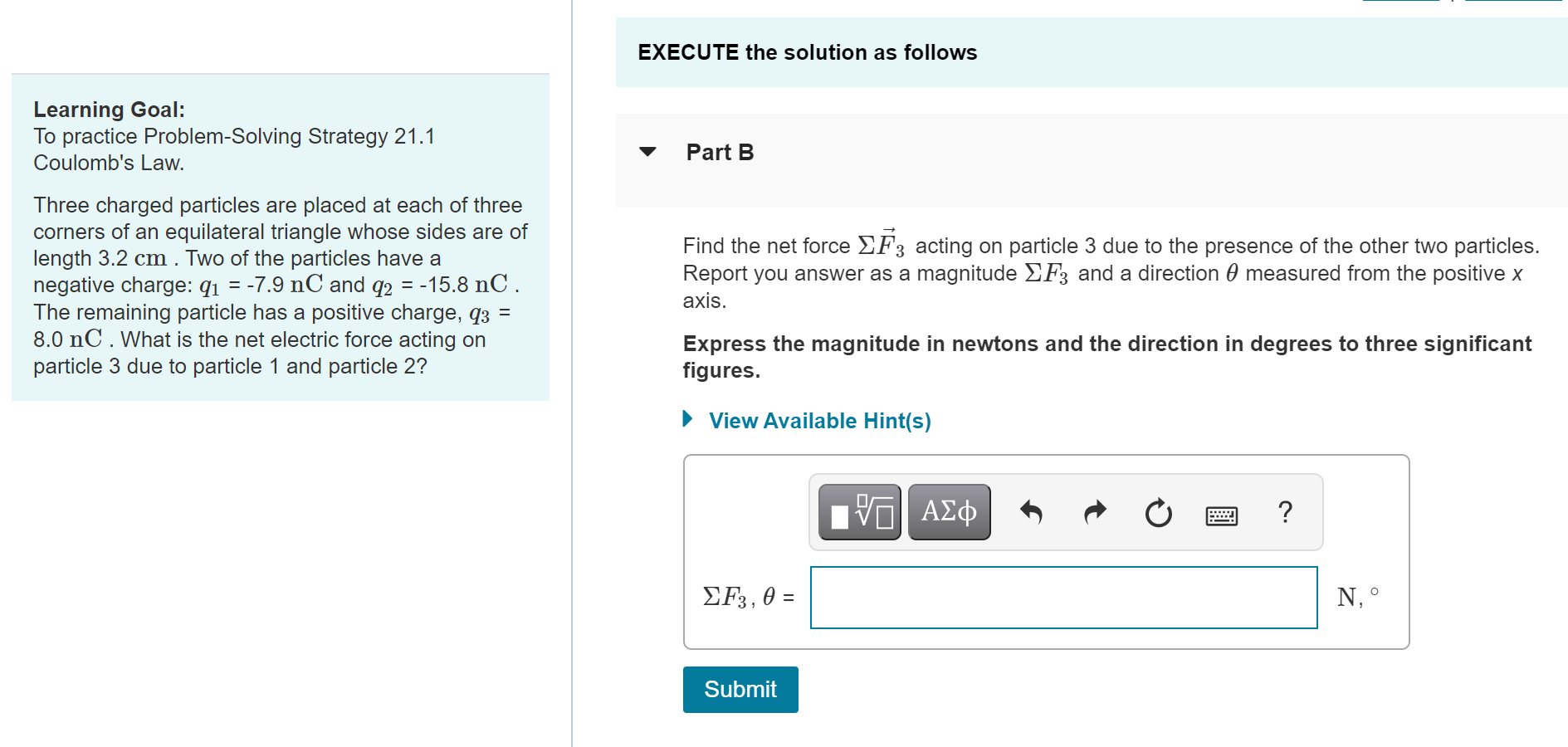 Solved EXECUTE the solution as follows Learning Goal: To | Chegg.com