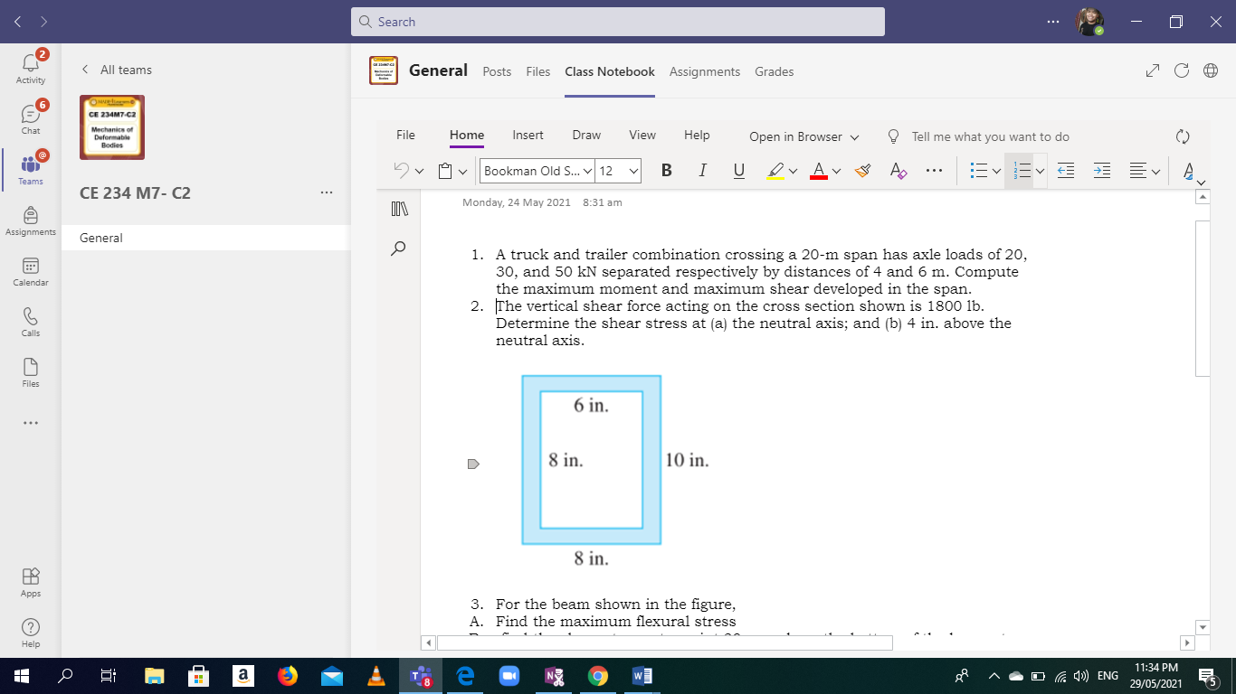 Solved Q Search All teams General Posts Files Class Notebook | Chegg.com