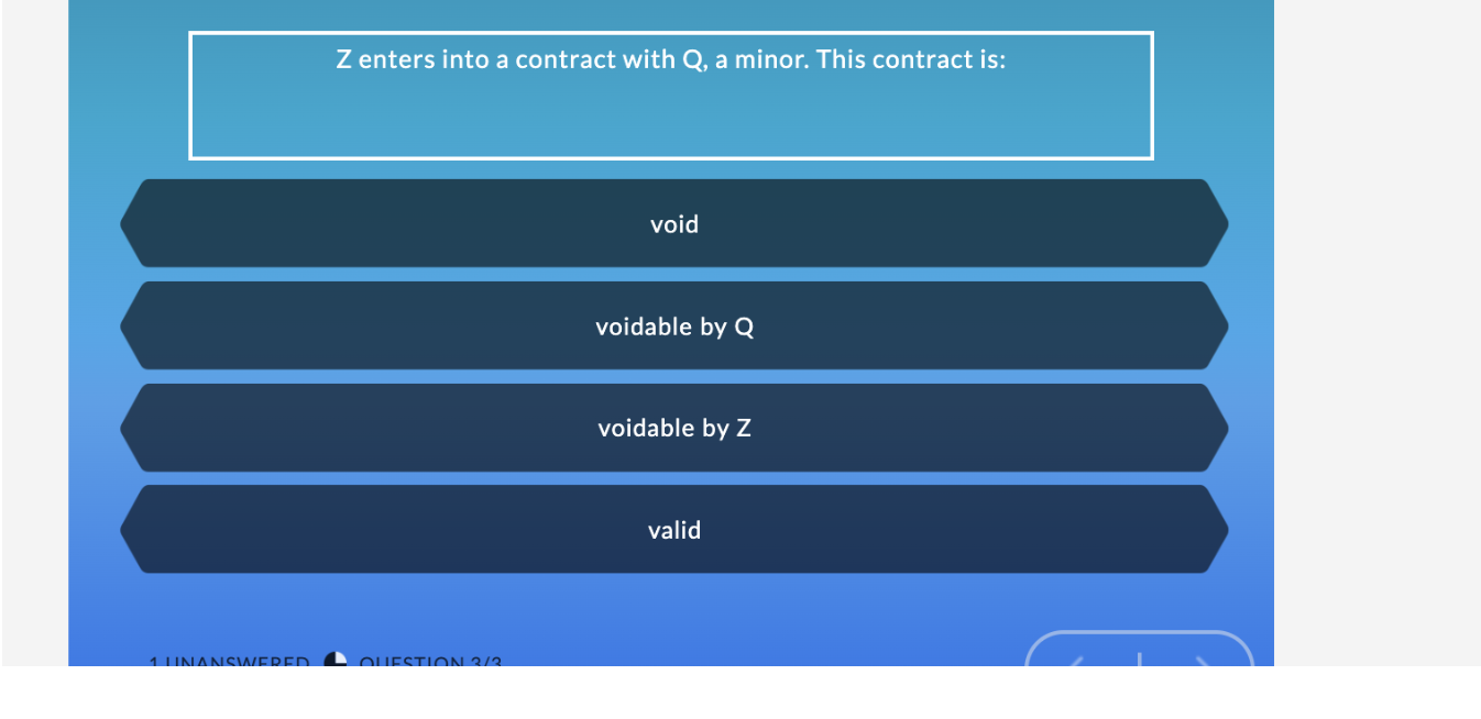 Solved Do minors usually have the only option to void a | Chegg.com